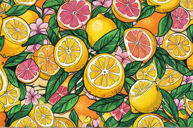 Lemon Pattern - Design Ideas AI
